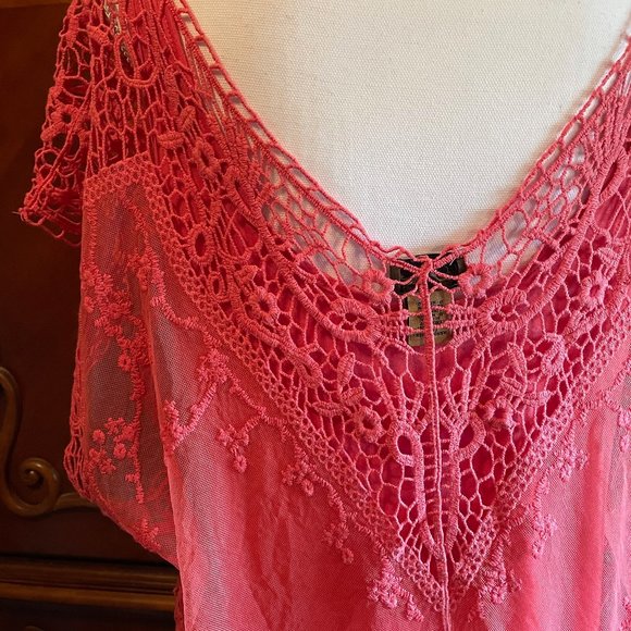 Midnight Velvet | Tops | Beautiful Midnight Velvet Salmon Colored Top ...